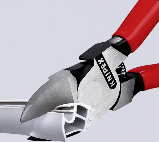 Knipex Zijsnijtang voor kunststof 45° - 160mm - 7211160 | bol