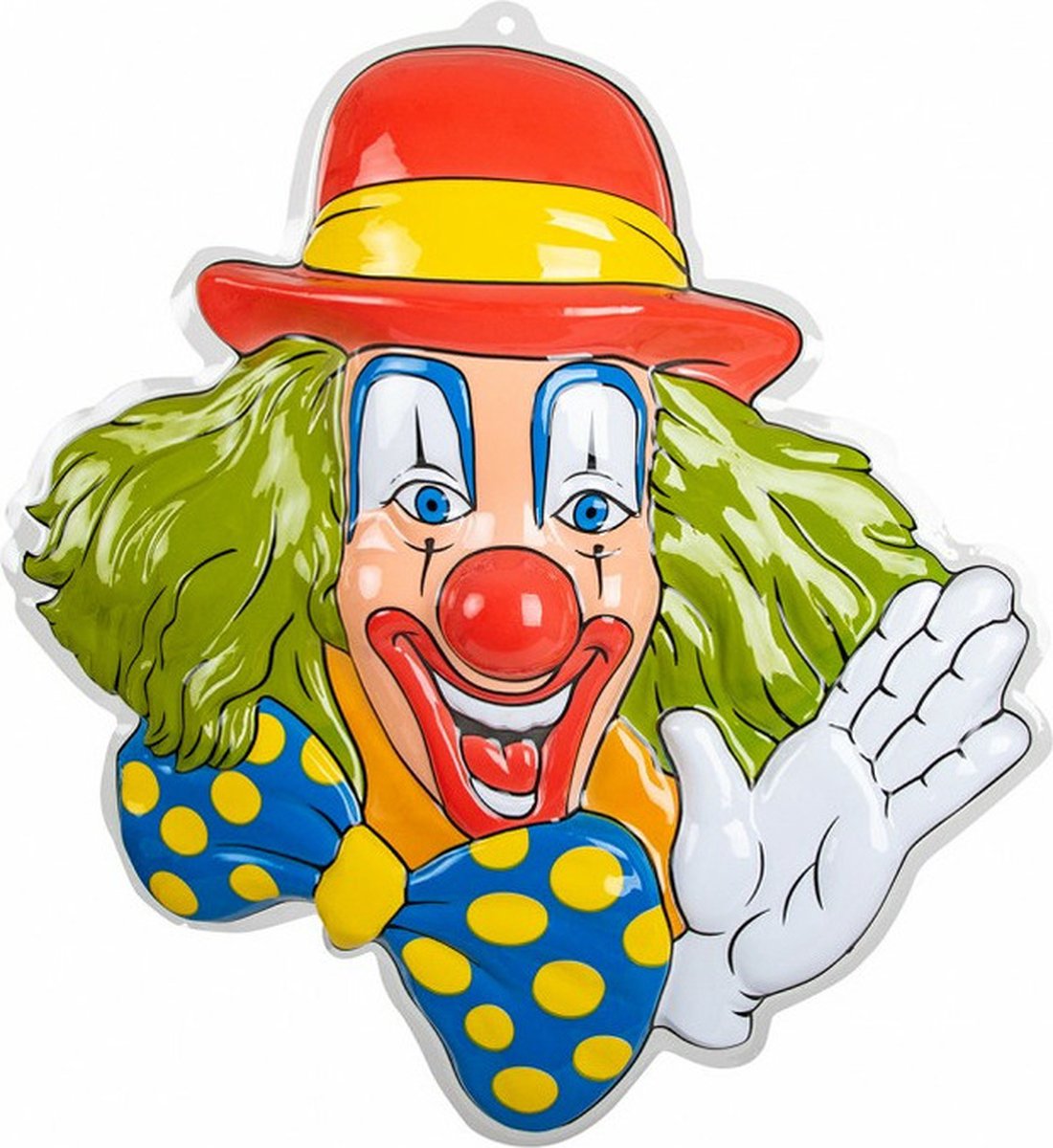 Assiettes de décoration de carnaval/ party - 3x Têtes de Clown ...