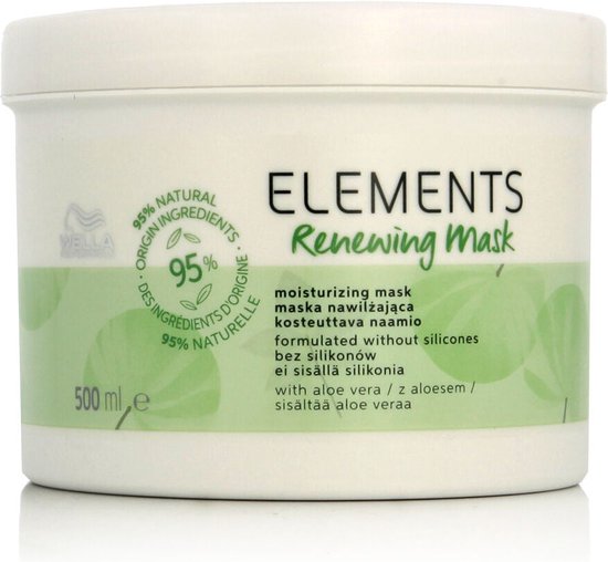 Hydrating Mask Wella Elements 500 ml | bol