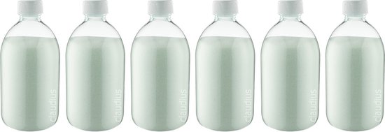 Scrubzout Eucalyptus 650 gram - Fles met witte dop - set van 6 stuks ...