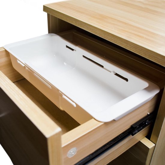 Lade-organizer, uitschuifbare lade-container, uitbreidbare en ...