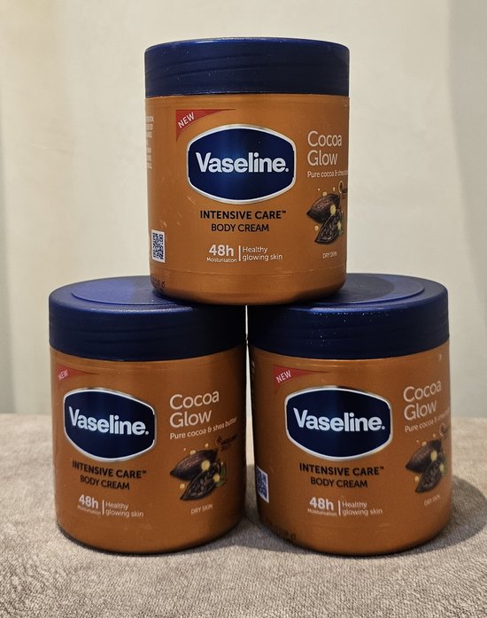 Vaseline Intensive Care Body Cream Cacao Glow 3x400 ML | bol