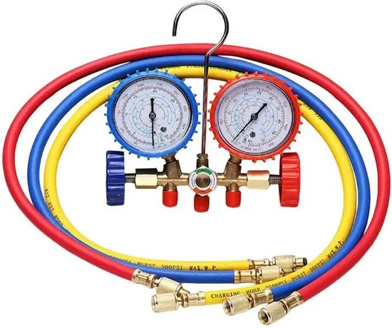 Comfort Living - Airco - Meetset - Druk - Auto - Koelmiddel Spruitstuk ...