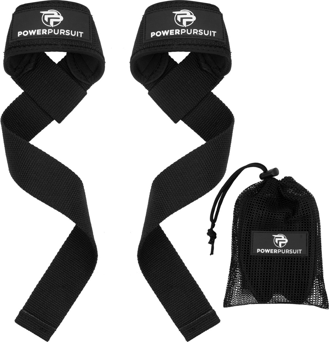 PowerPursuit Lifting Straps - Lifting Hooks - Wrist Wraps - Vernieuwde ...