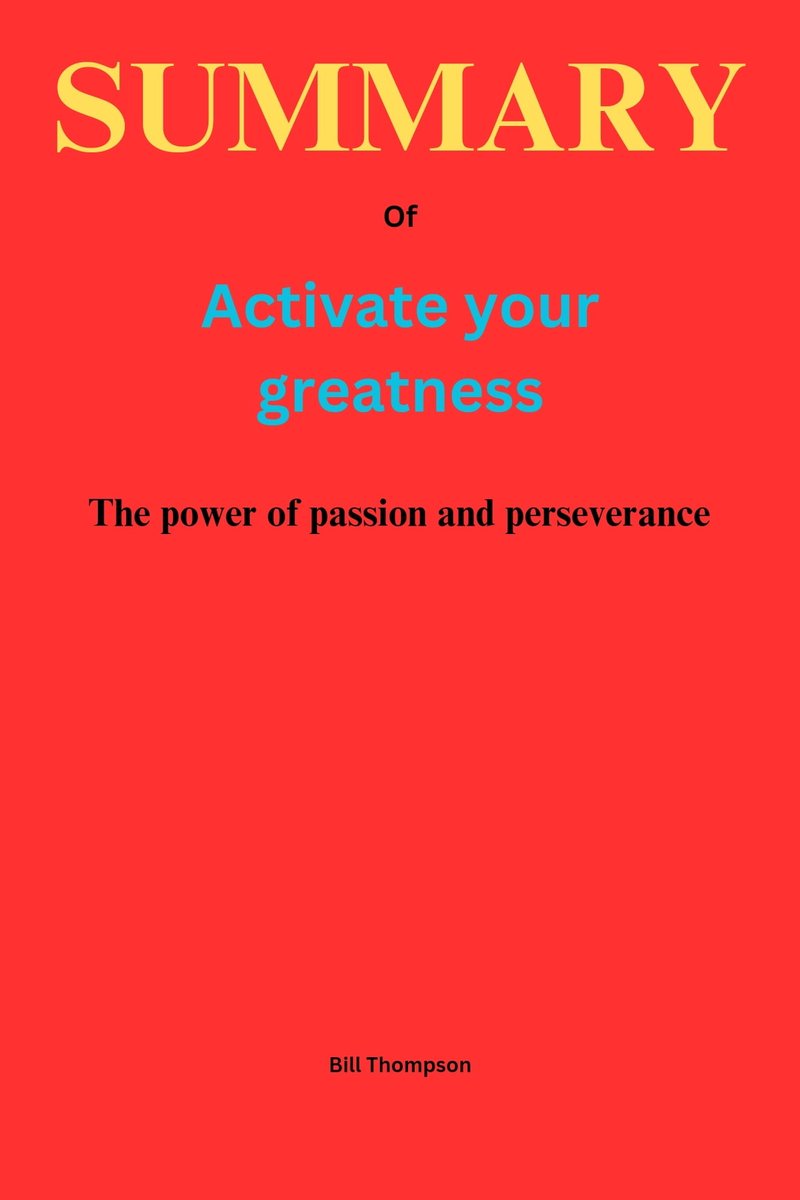 Activate your greatness (ebook), Bill Thompson | 1230007250248 | Boeken | bol