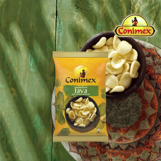 Conimex Kroepoek - Java - 12 x 75 g - Voordeelverpakking | bol