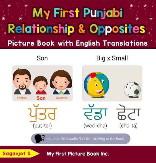 Teach & Learn Basic Punjabi words for Children 11 - My First Punjabi ...
