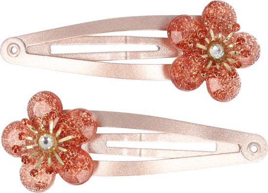 Haarspeld Klikklak Haarklem Haarclip Haar Klem Hair Clip Bloem Glitter ...