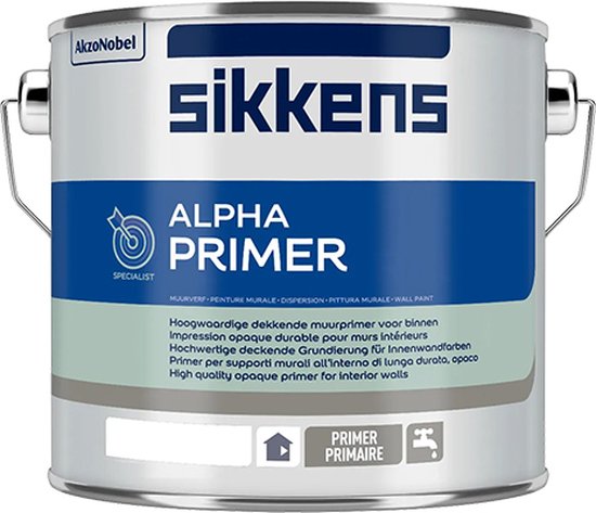 Sikkens Alpha Primer - Sikkens Grondverf - Primer Verf - 2,5 liter ...