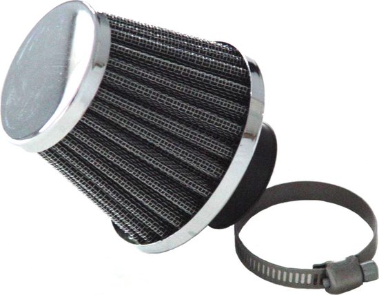 Powerfilter Scooter Chroom - 32mm Aansluiting | bol