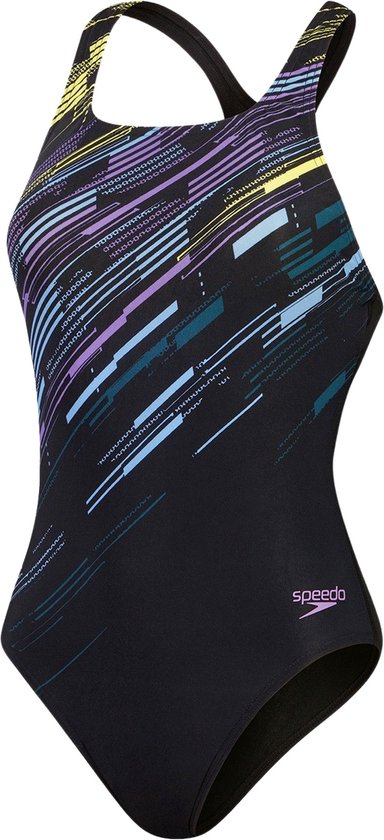 Speedo dames medalist badpak digital print multi | bol