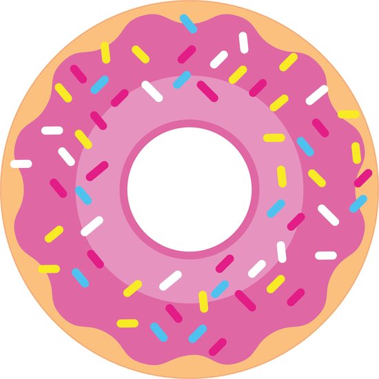 Vloerkleed vinyl rond | Donut | 150 cm Rond | Ontdek het Vloerkleed ...