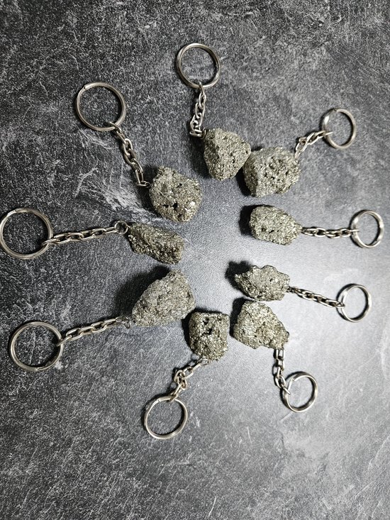 Sleutelhanger Pyriet ruw | bol