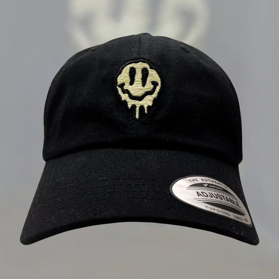 Yupoong - Dad Hat - 'Smeltende Smiley' - GLOW IN THE DARK | bol