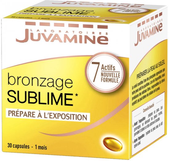 Juvamine Sublime Tan 30 Capsules | bol