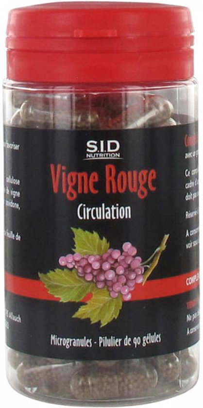 S.I.D Nutrition Circulatie Rode Wijnstok 90 Capsules | bol