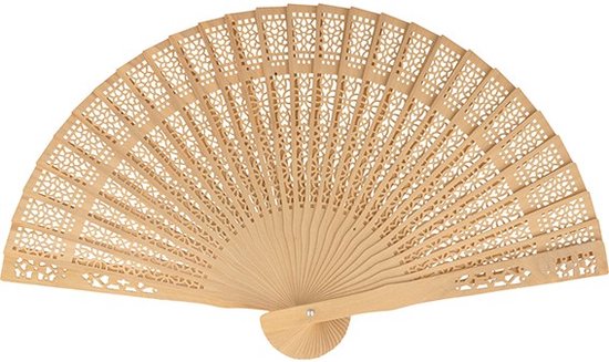 Artemio houten waaier 34x20 cm | bol