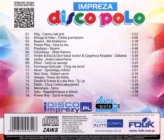 Impreza Disco Polo [CD], Play & Mix | Muziek | bol
