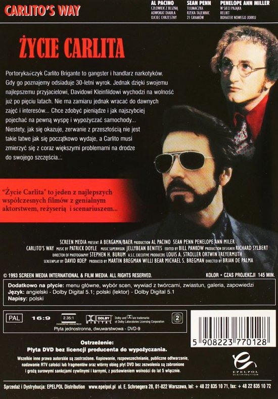 Carlito's Way [DVD] (Dvd), Richard Council | Dvd's | bol