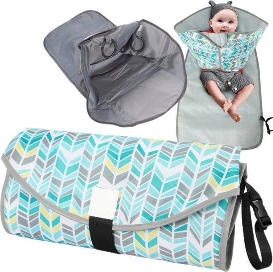 Verschoningsmatje voor onderweg – baby verschoonmatje waterdicht ...