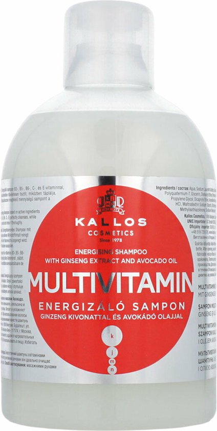 Kallos - Multivitamin Shampoo with Ginseng Extract and Avocado Oil ...