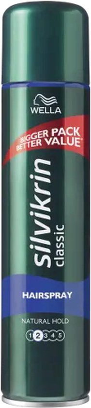 Wella Silvikrin Natural Hold Hairspray - 2 - 400 ml | bol