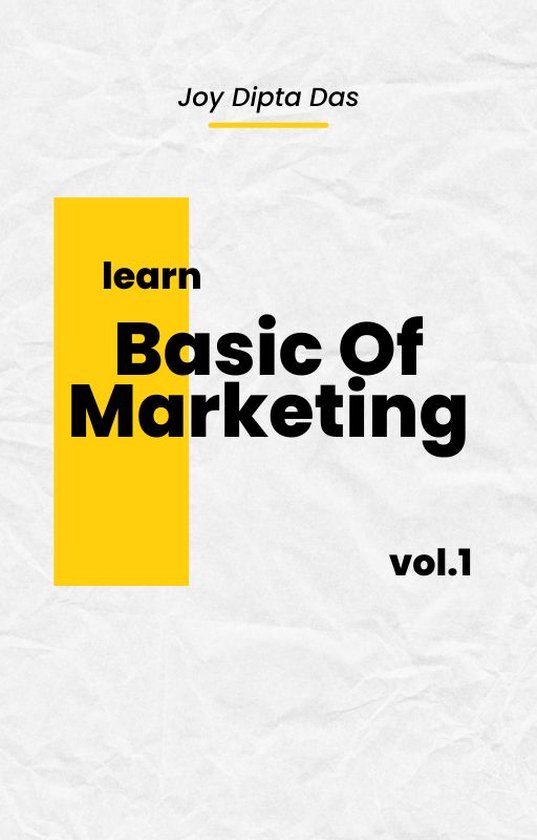 Basic Of Marketing (ebook), Joy Dipta Das | 1230007447600 | Boeken | bol