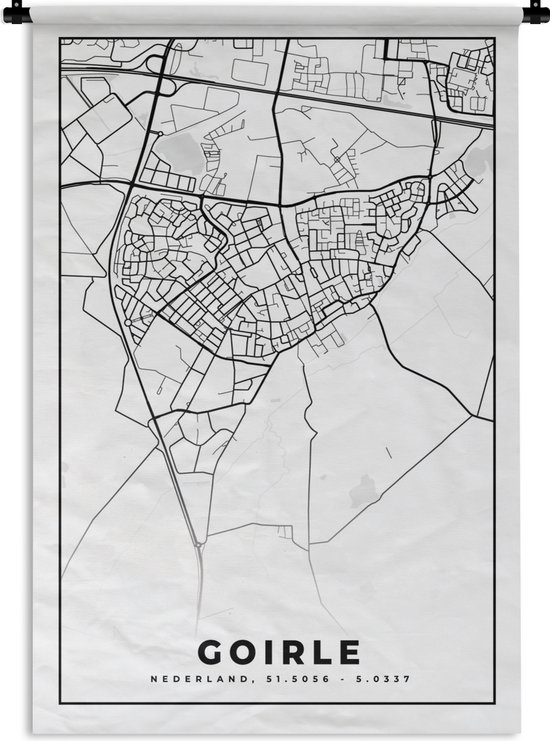 Wandkleed - Wanddoek - Goirle - Plattegrond - Kaart - Stadskaart ...