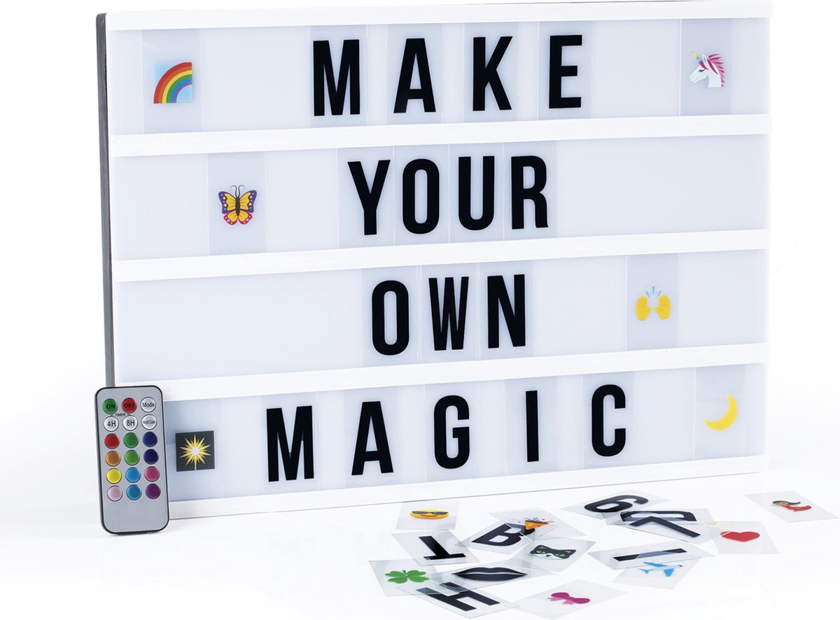 EASYmaxx LED lichtbak A3 - wit/zwart | bol