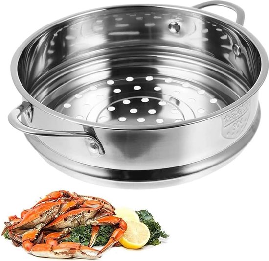 Roestvrijstalen stoominzet, kleine stoompan, roestvrijstalen stoompan ...