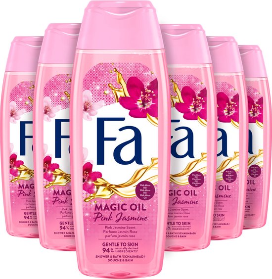 Fa Magic Oil Pink Jasmine shower gel 6x 250ml - Voordeelverpakking | bol