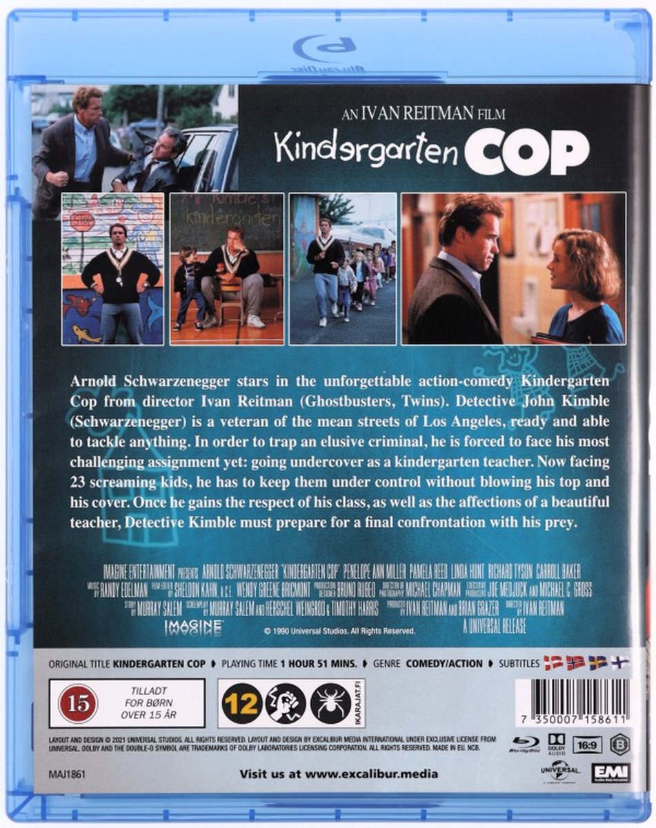 Kindergarten Cop (1990) (Blu-ray), Pamela Reed | Dvd's | bol