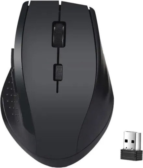 Draadloze Muis - 1200DPI Optisch - Voor Laptop - 6 Toetsen - 2.4Ghz ...