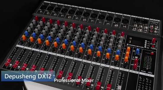 DA12 DJ-sound-controller-interface met USB-poort voor computeropnames ...