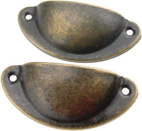 Lade Half Maan Shell Pull Handvatten - Set van 12 - Retro Keuken Kast ...