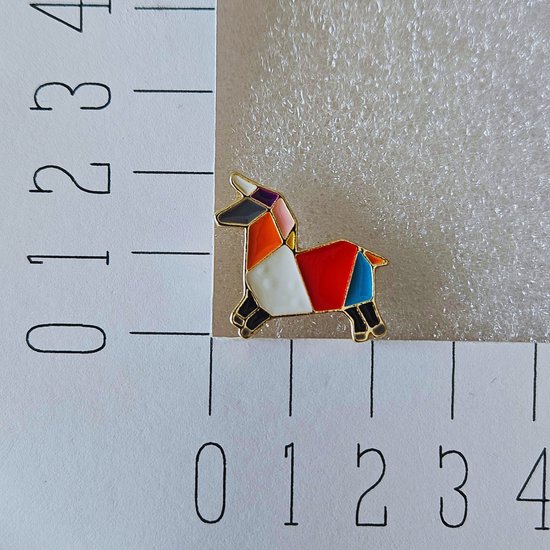 Origami lama, speldje, enamel pin, verzamelen, cadeau, hobby en meer | bol