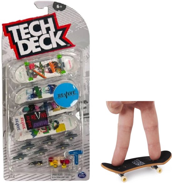 Tech Deck Revive verzamelset - Vingerboard 4 stuks - 96mm - Vanaf 6 ...
