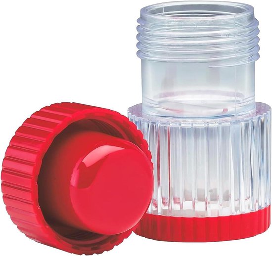 Allecto Plus - Pill Breaker voor eerste hulp met opbergvak (blauw rood ...