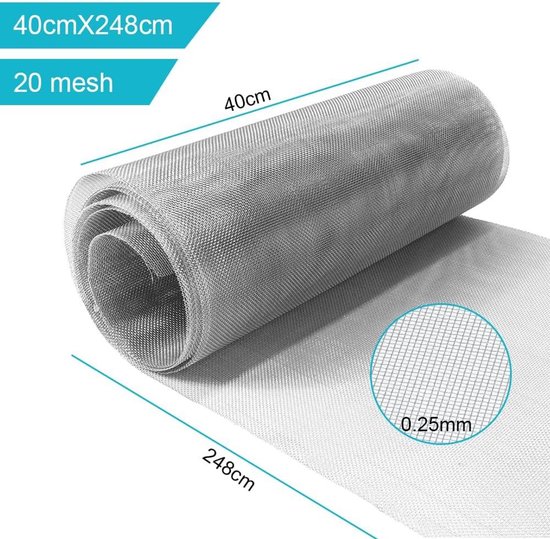 Allecto Plus - Fijnmazig Metaalgaas 1mm voor Muizenrooster en ...