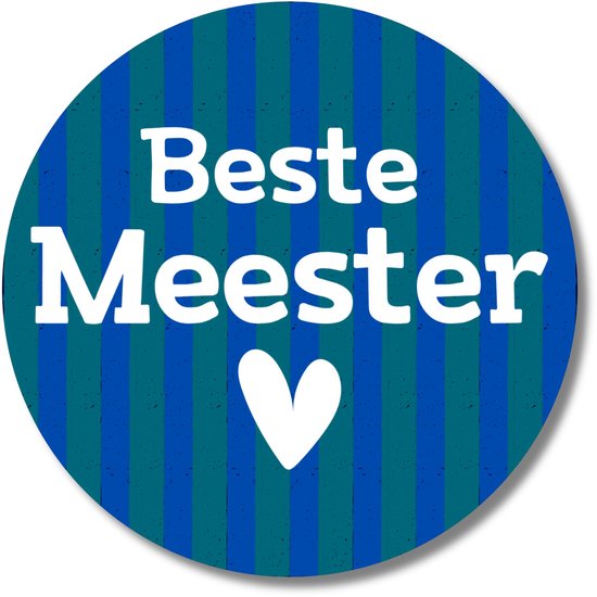 Stickervel Beste Meester – 20 stuks – bedankstickers einde schooljaar | bol