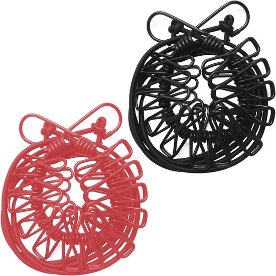 Adjustable Elastic Retractable Clothesline - Set of 2 for Travel ...
