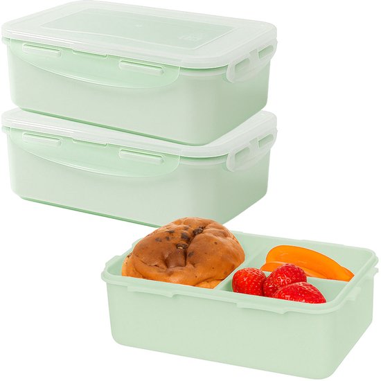 Lock&Lock Lunchbox - Broodtrommel - Snackdoosjes - Bento box - Meal ...
