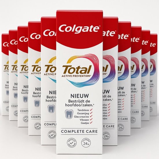Colgate Total Complete Care Tandpasta - 12 x 75 ml - Voordeelverpakking ...