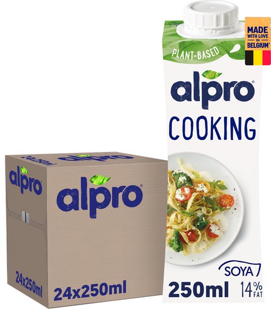 Alpro Crème Cuisine Plantaardig Alternatief voor Room - Soja ...