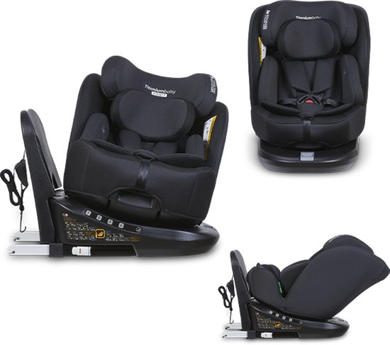 Autostoel Titanium Baby Smart Jade I-Size Black/Mesh | bol