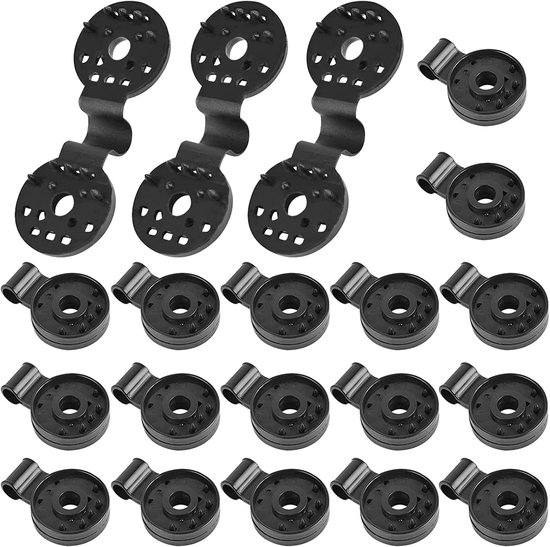 Set van 20 Bevestigingsclips – Zeildoek Windscherm - schaduwdoek clips ...