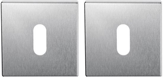 Sleutelrozet - RVS geborsteld - RVS - Cubic Colors - 53x8mm RVS ...