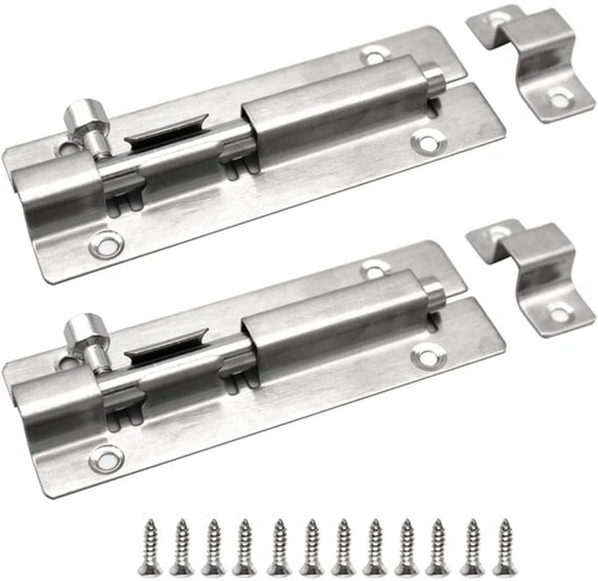 Dussdote Deurgrendel - Schuifgrendel - Met schroeven - Voor ...