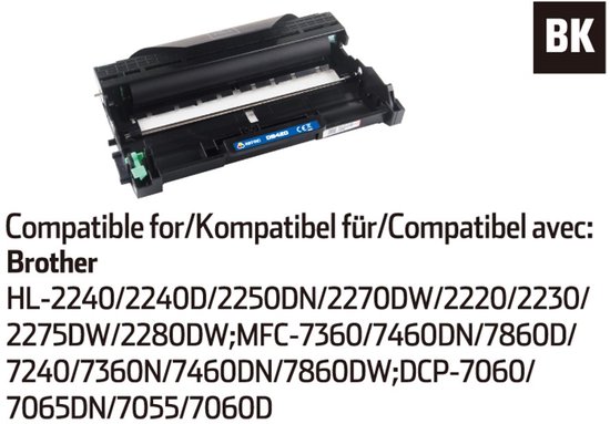 INKFIND DR2200 drum unit compatibel met Brother DR2200 DR-2200 DR420 ...