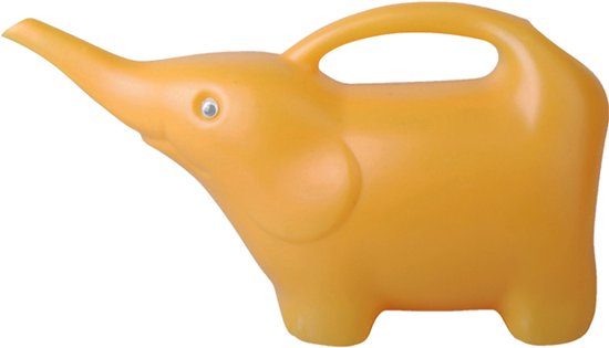 Esschert Design Gieter - Olifant - oranje - 1,6 liter - kunststof ...